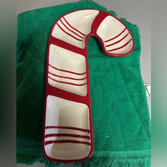 Holiday | Candy Cane Plate | Poshmark
